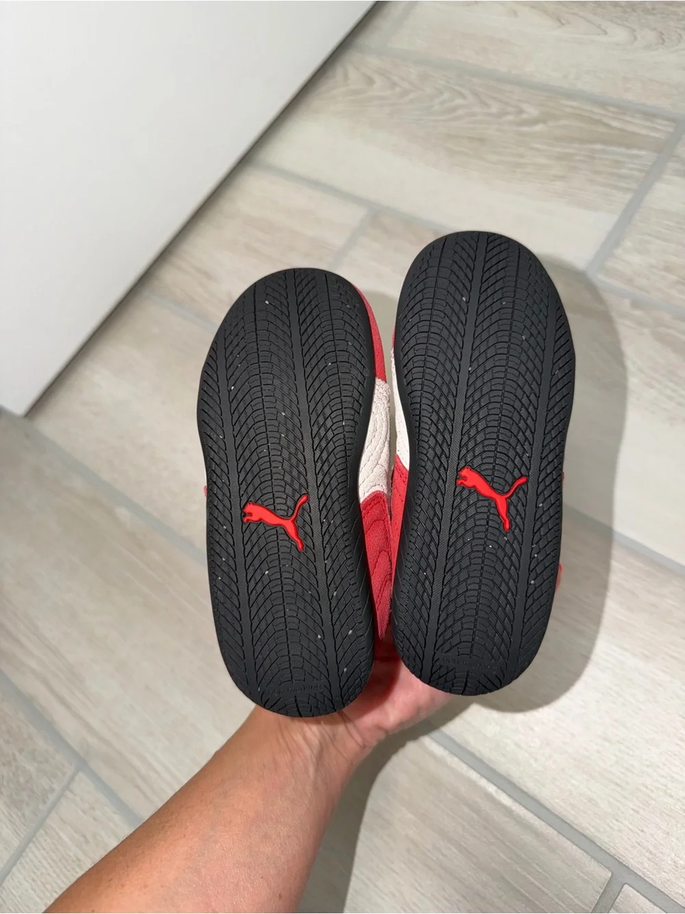 Puma | Shoes | Puma Kids Red Speedcat Suede Athletic Sneakers With ...